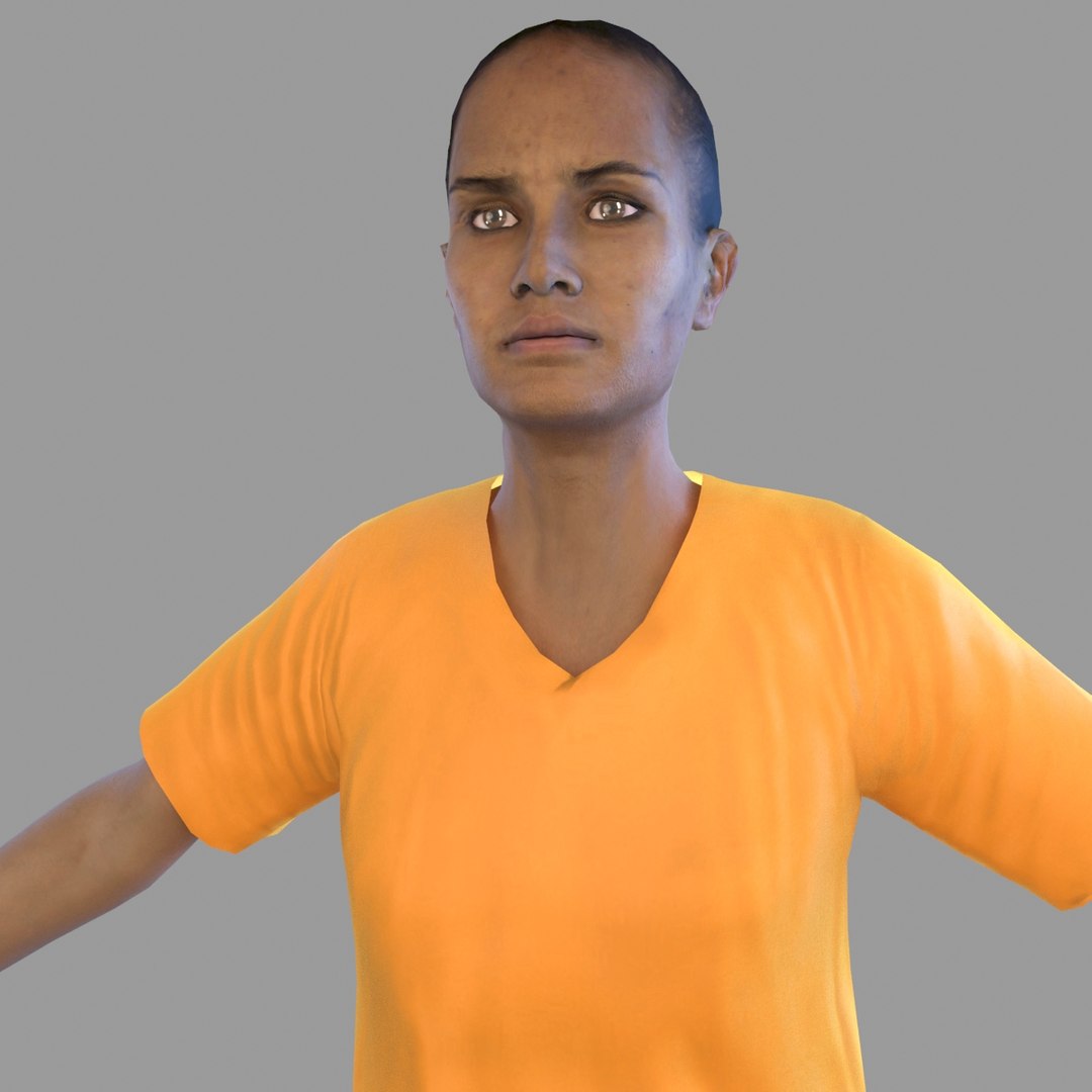 3D Female Prisoner Model - TurboSquid 1469466