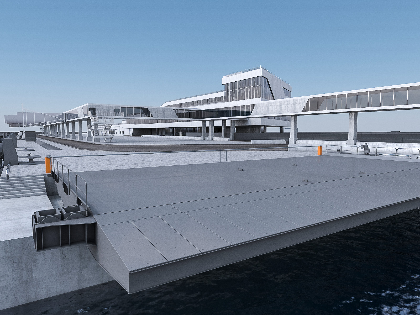 3D Port Terminal model - TurboSquid 1751378