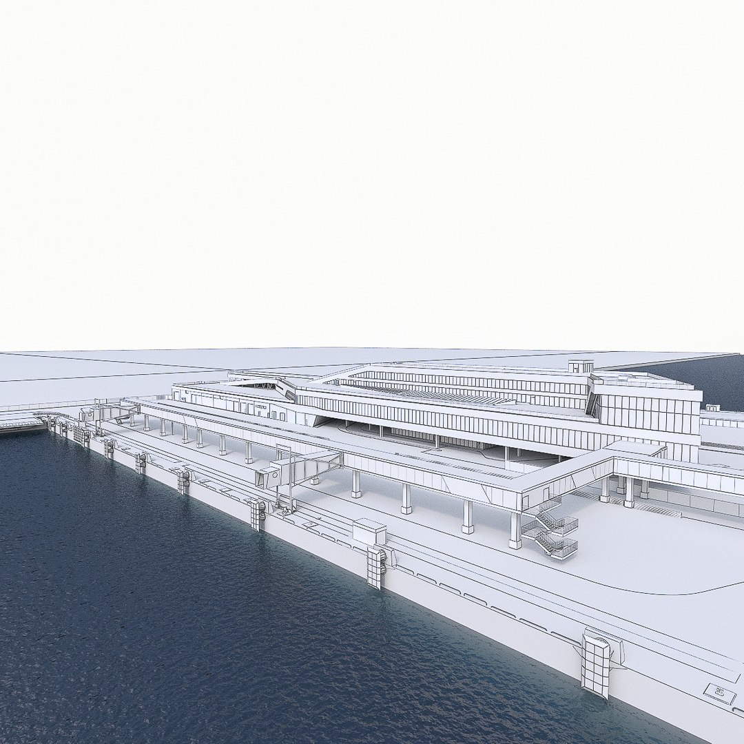 3D Port Terminal Model - TurboSquid 1751378