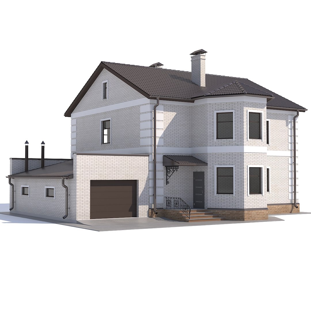 3D Model House Garage - TurboSquid 1233249