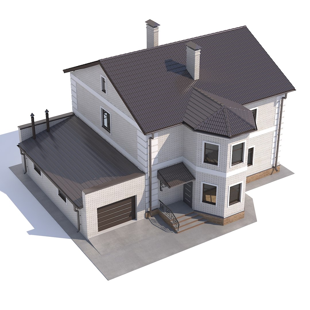 3D Model House Garage - TurboSquid 1233249