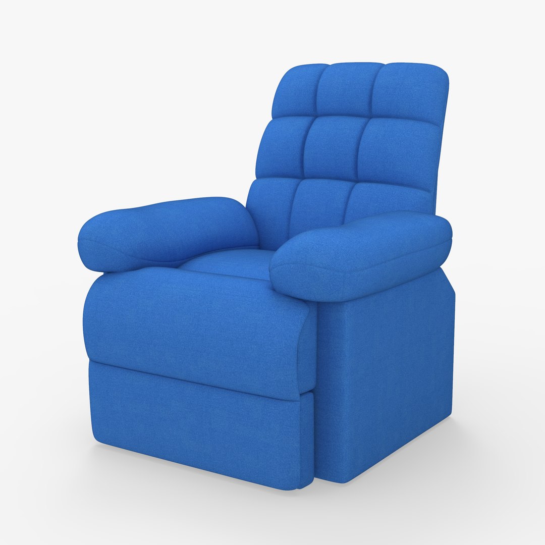 Couch Cell Recliner 3D model - TurboSquid 1986180