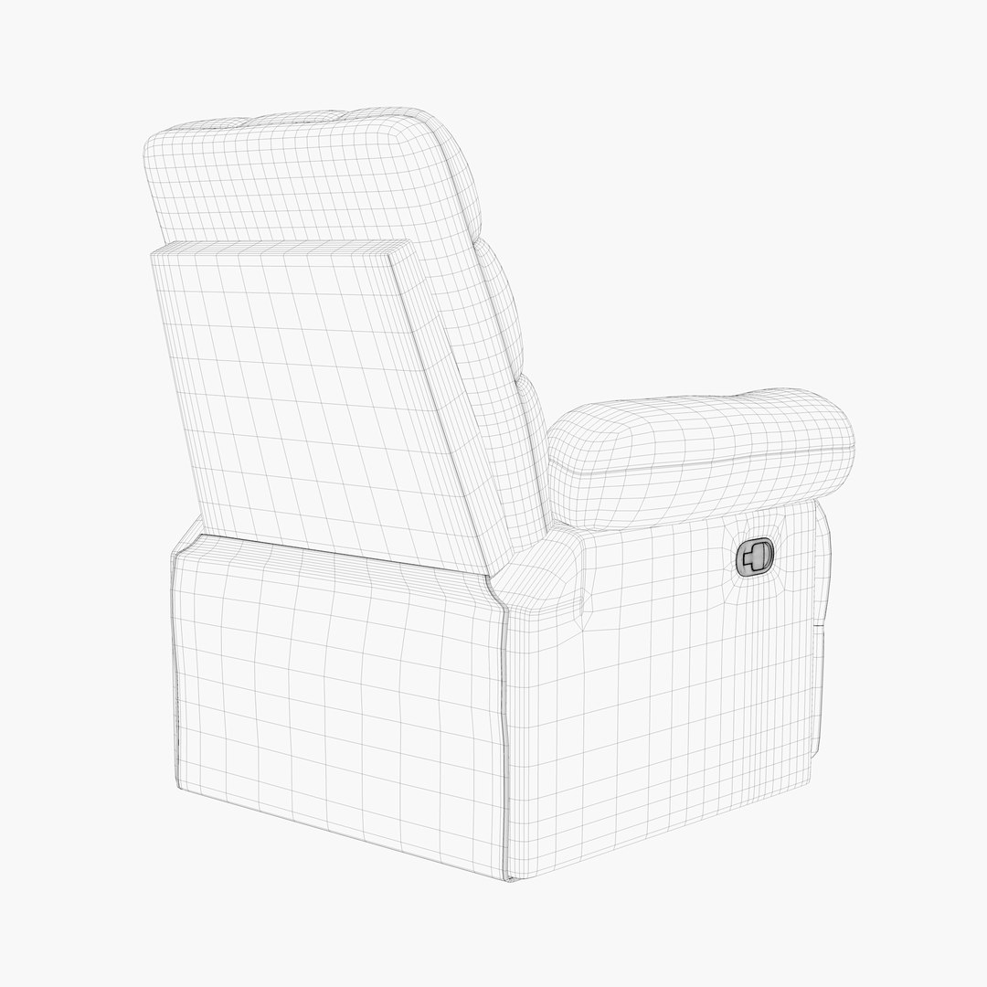 Couch Cell Recliner 3D Model - TurboSquid 1986180