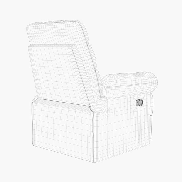 Couch Cell Recliner 3D model - TurboSquid 1986180