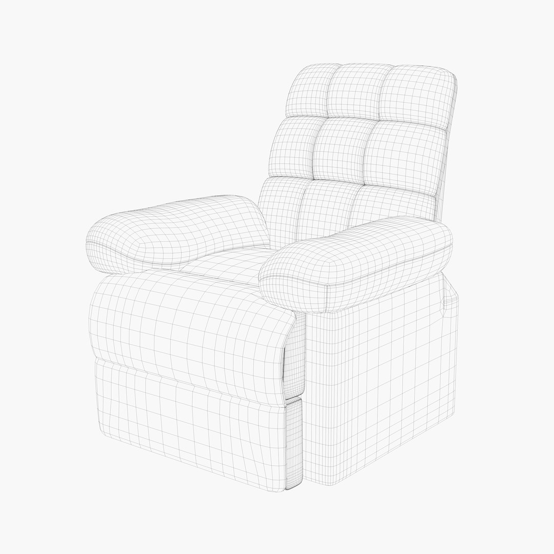Couch Cell Recliner 3D Model - TurboSquid 1986180
