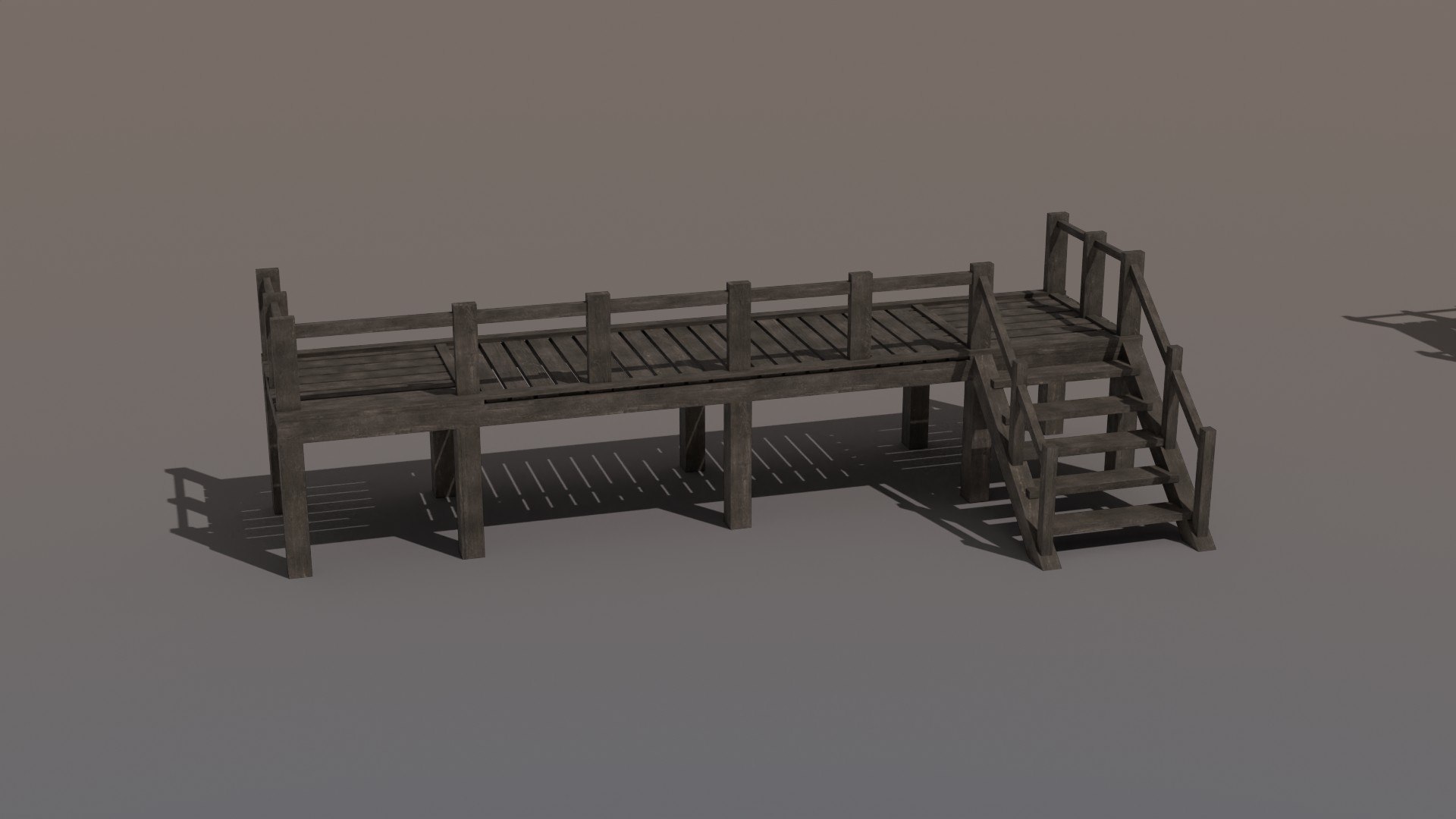 Full Pack Old Wooden Stairs Model - TurboSquid 2324425
