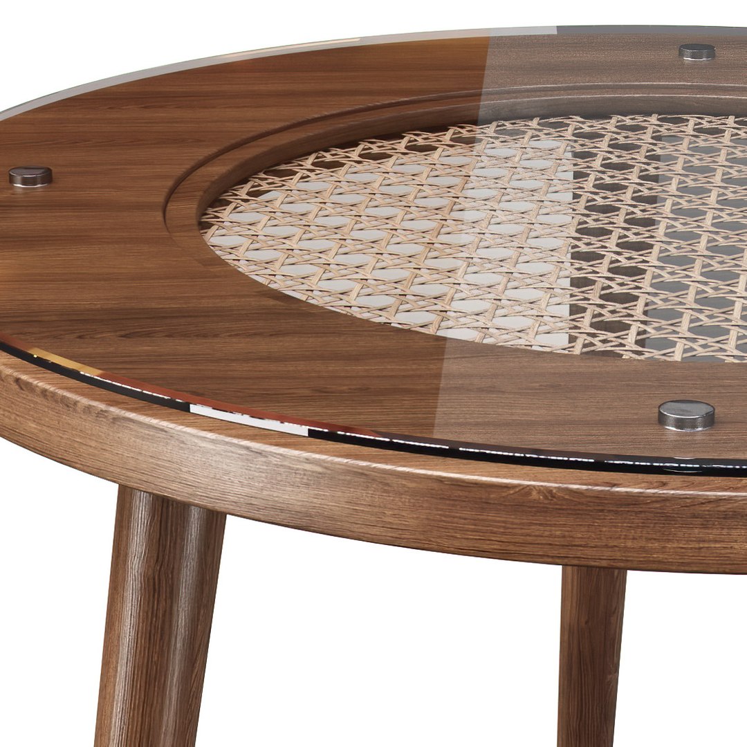 3D Barry wooden round table model - TurboSquid 1739176
