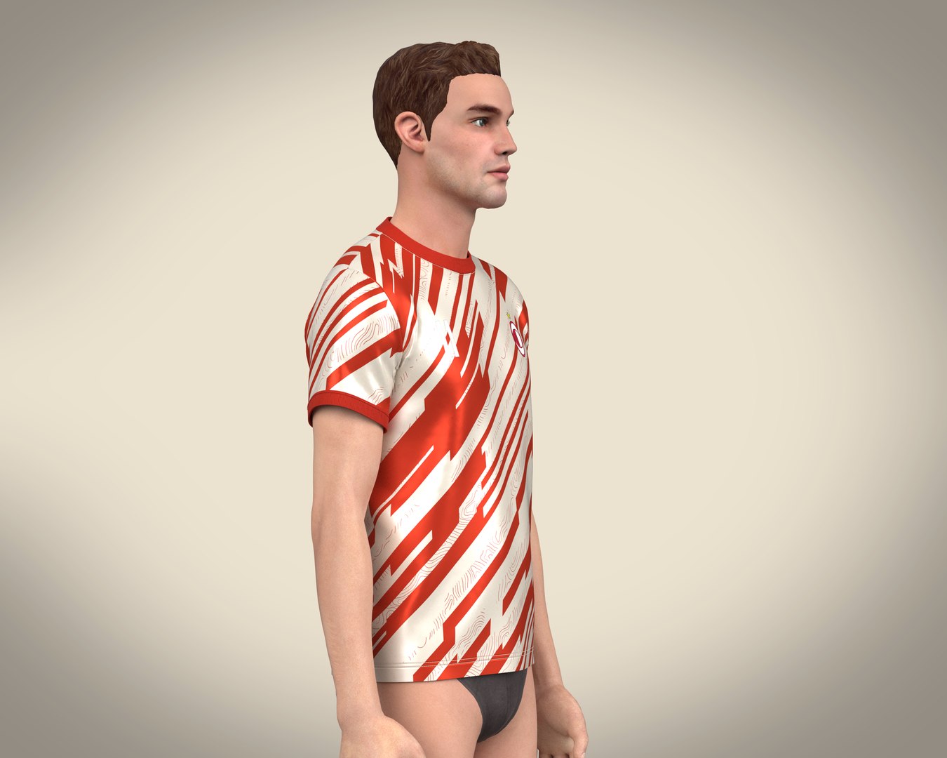 Soccer Sports Red Jersey Player 11 Model - TurboSquid 2023544