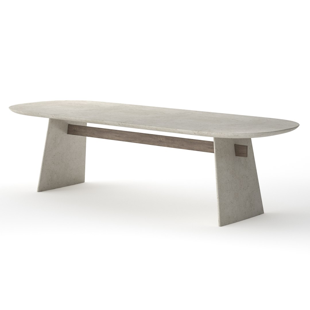 3D Natuzzi Adam Dining Tables Model - TurboSquid 1970027
