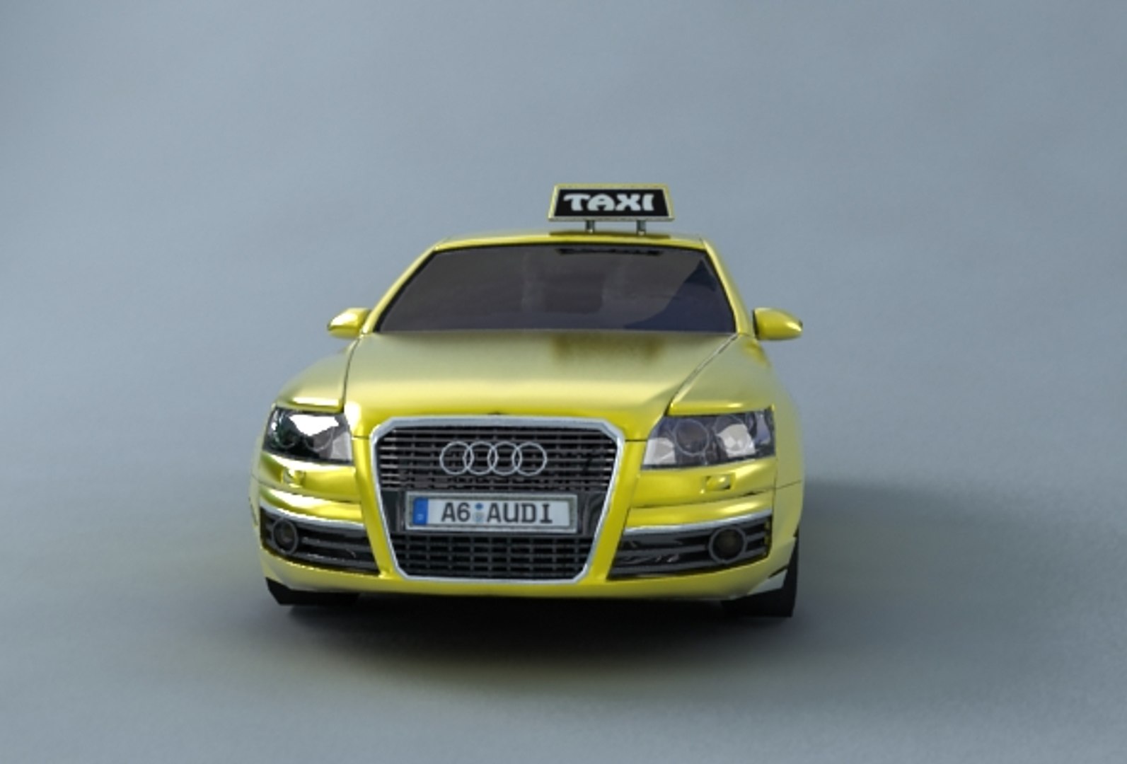 3d Model Taxi Car