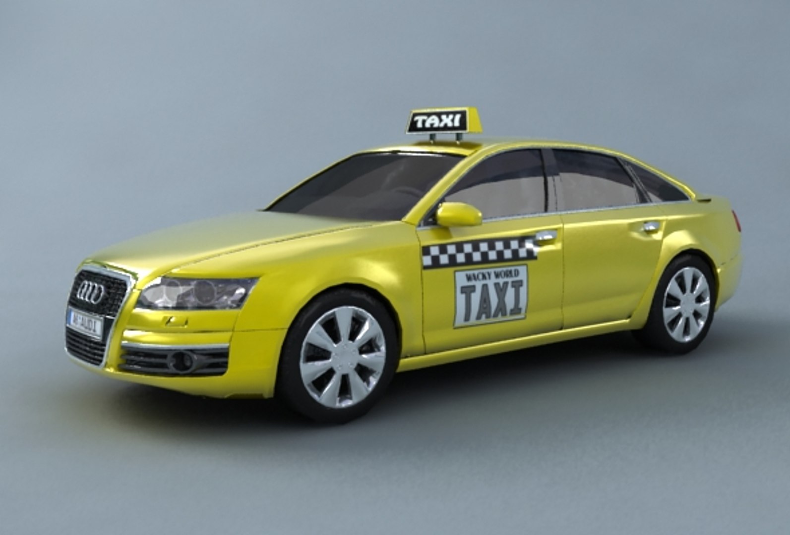 3d Model Taxi Car