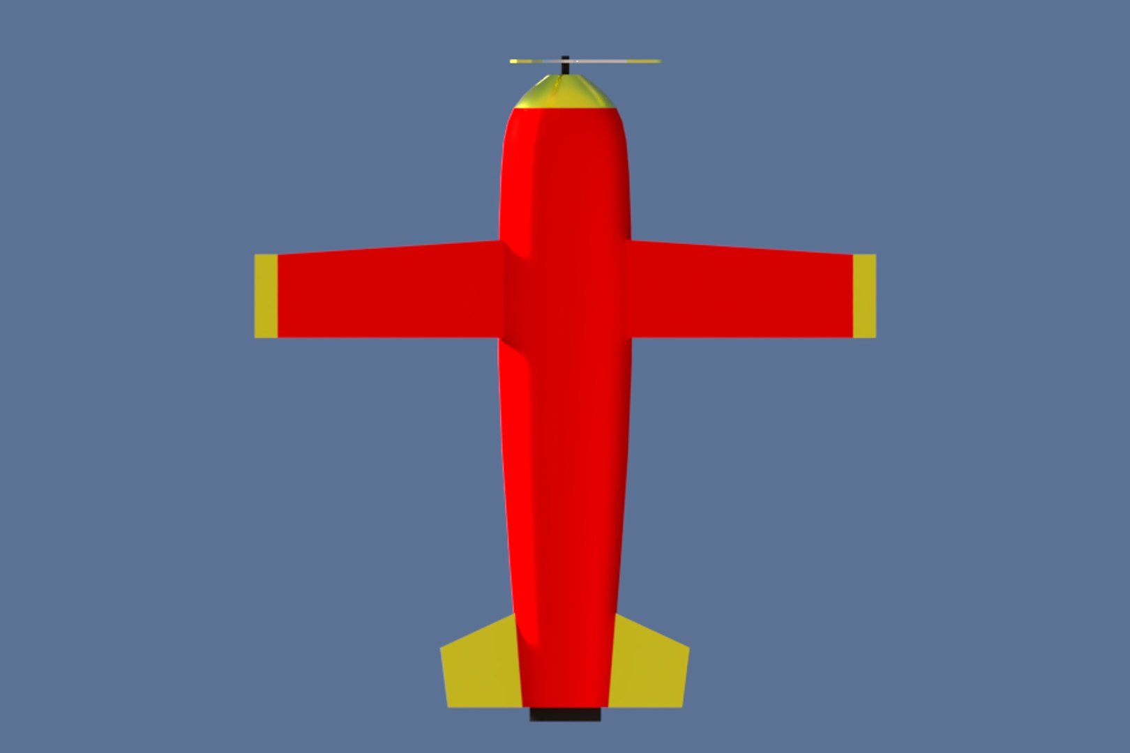 Simple Cartoon Plane 3D - TurboSquid 1492389