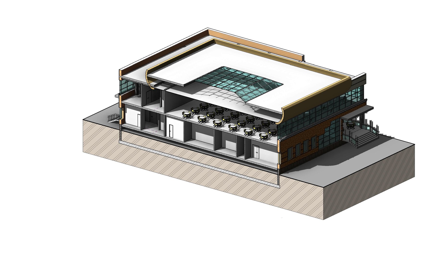 Multi-storey Building 3D Model - TurboSquid 1925969