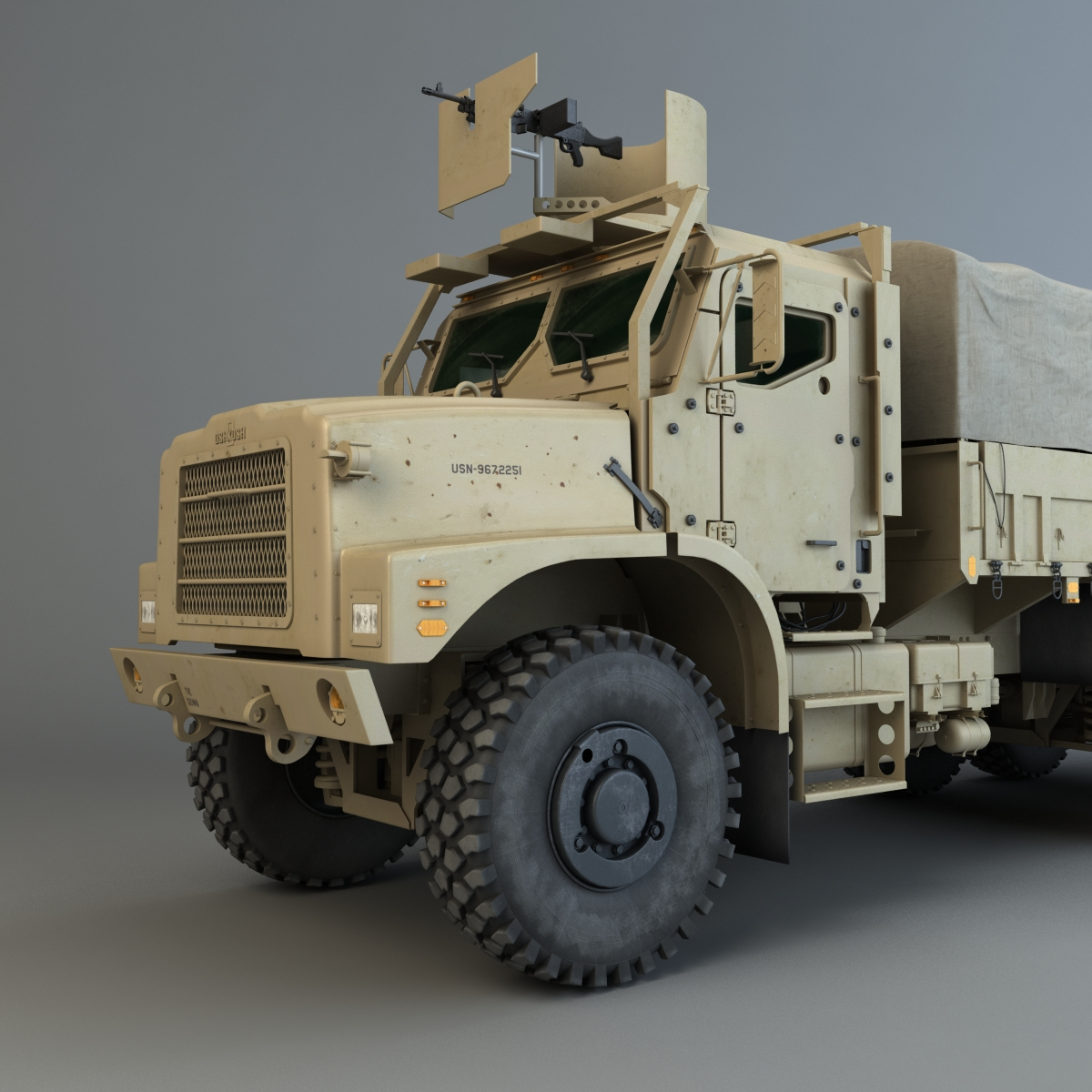 military trucks 3d obj