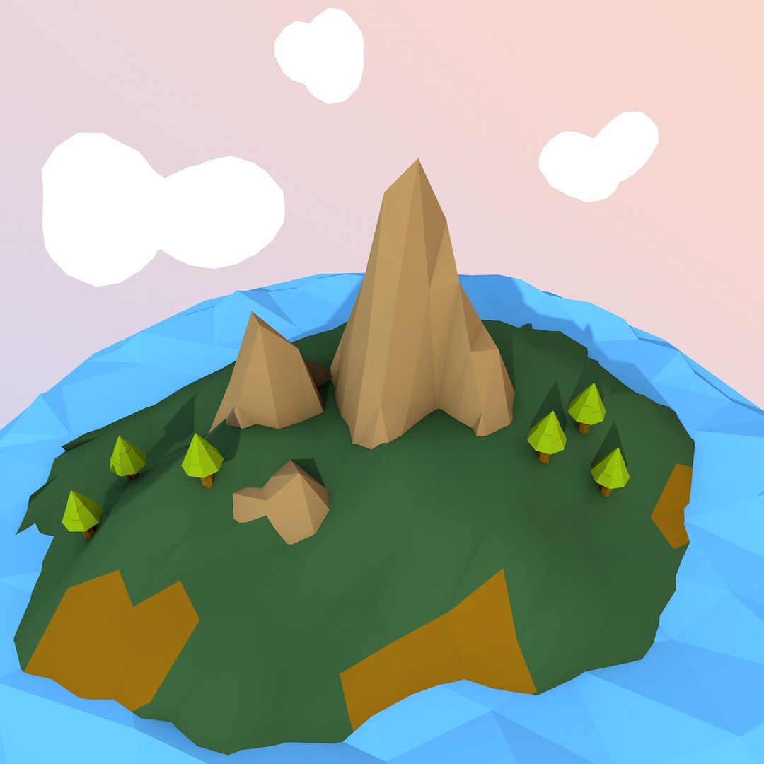 Real Island 3d C4d