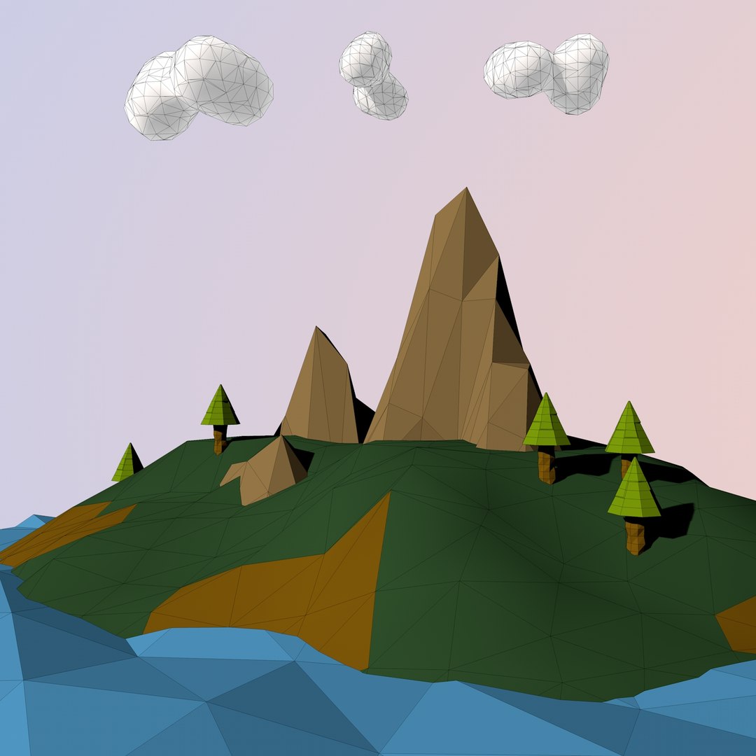 Real Island 3d C4d