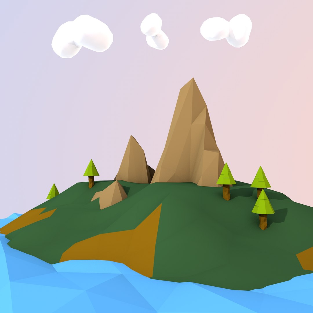 Real Island 3d C4d