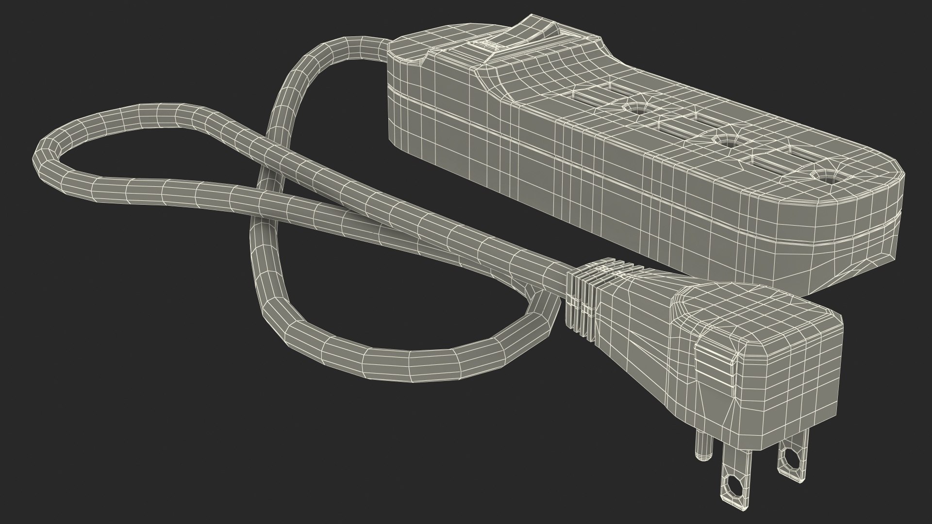 Electrical outlets power strip model - TurboSquid 1474541