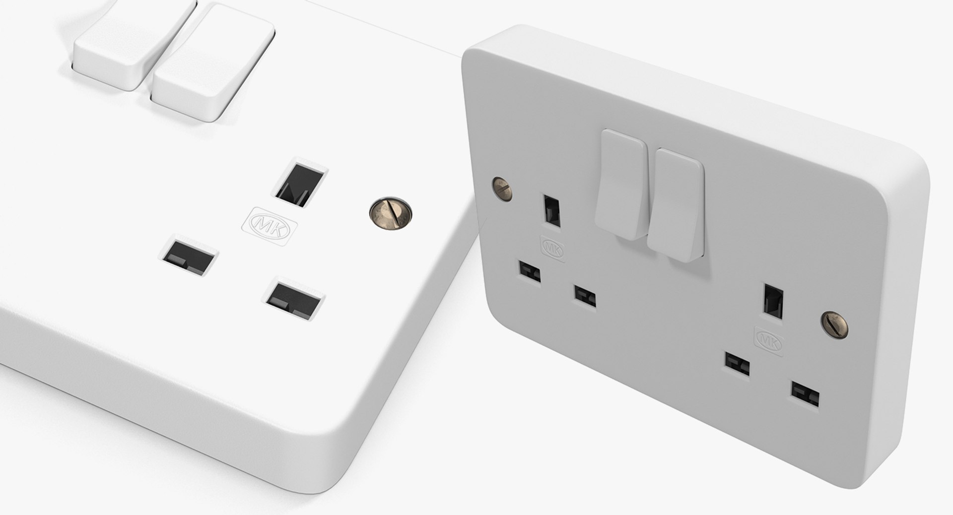 Electrical outlets power strip model - TurboSquid 1474541