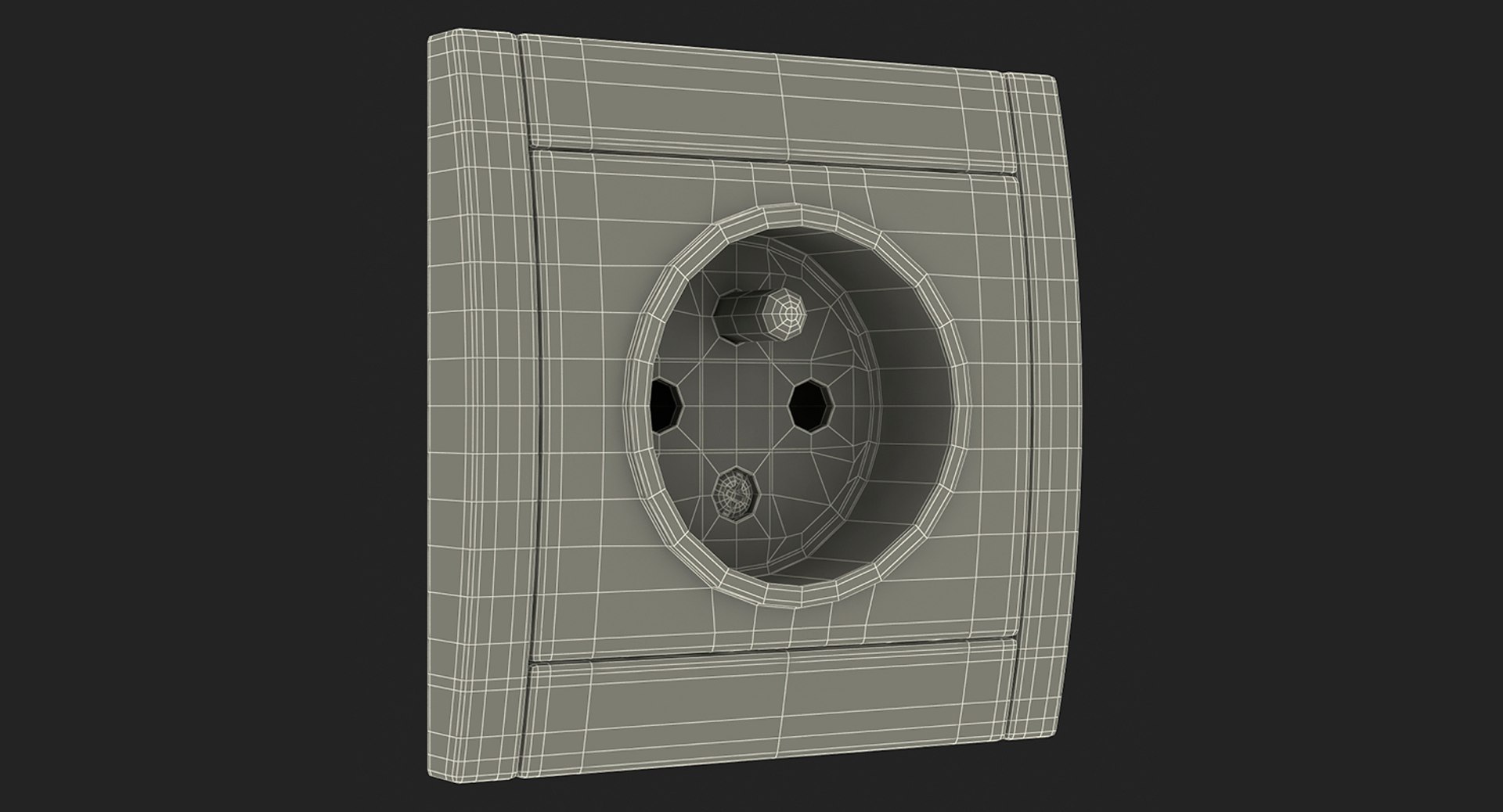 Electrical outlets power strip model - TurboSquid 1474541