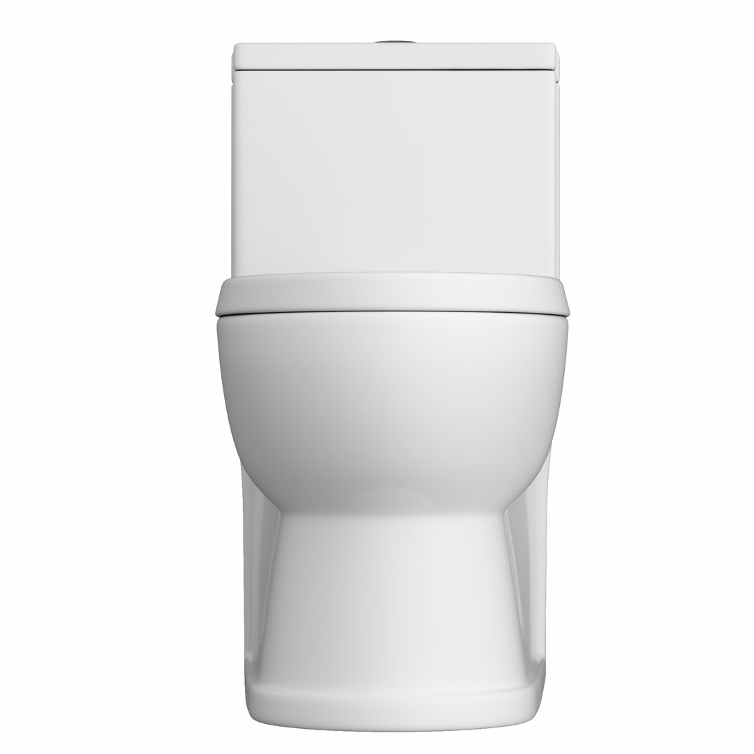 Piece ewc toilet model - TurboSquid 1691029