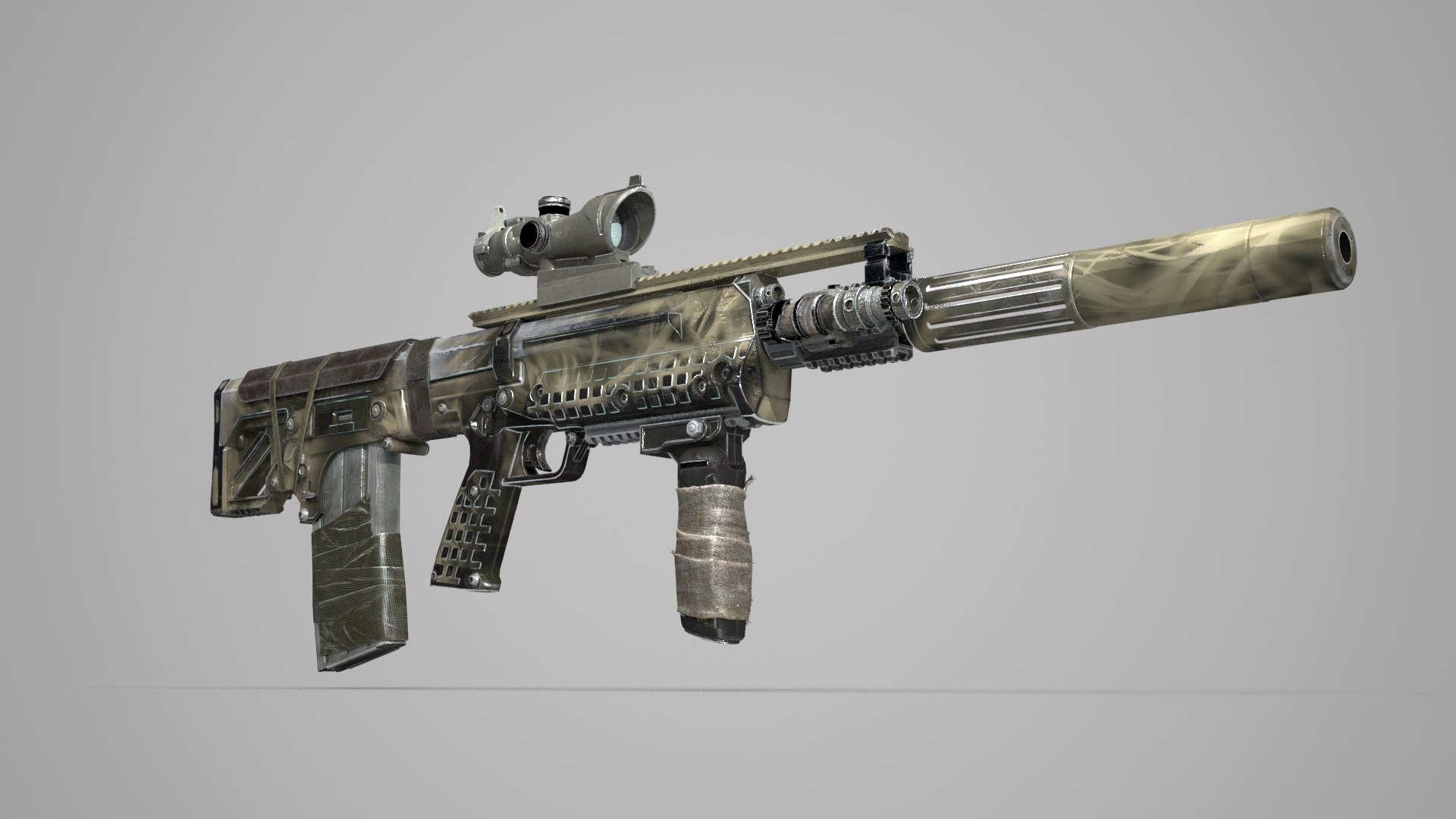 3D Modern advanced weapons automatic rifles - TurboSquid 1795762