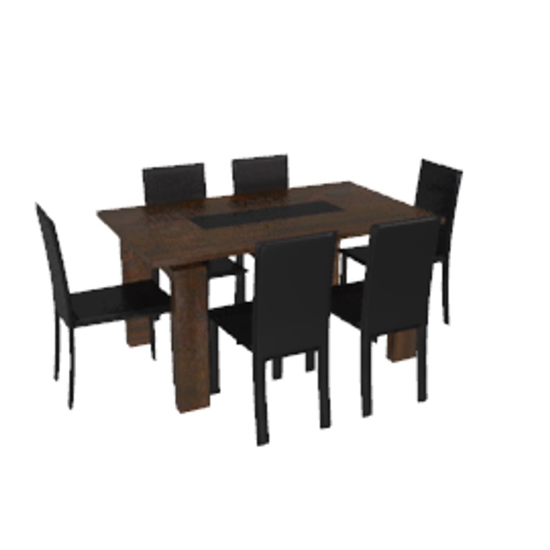 3d Max Table Set