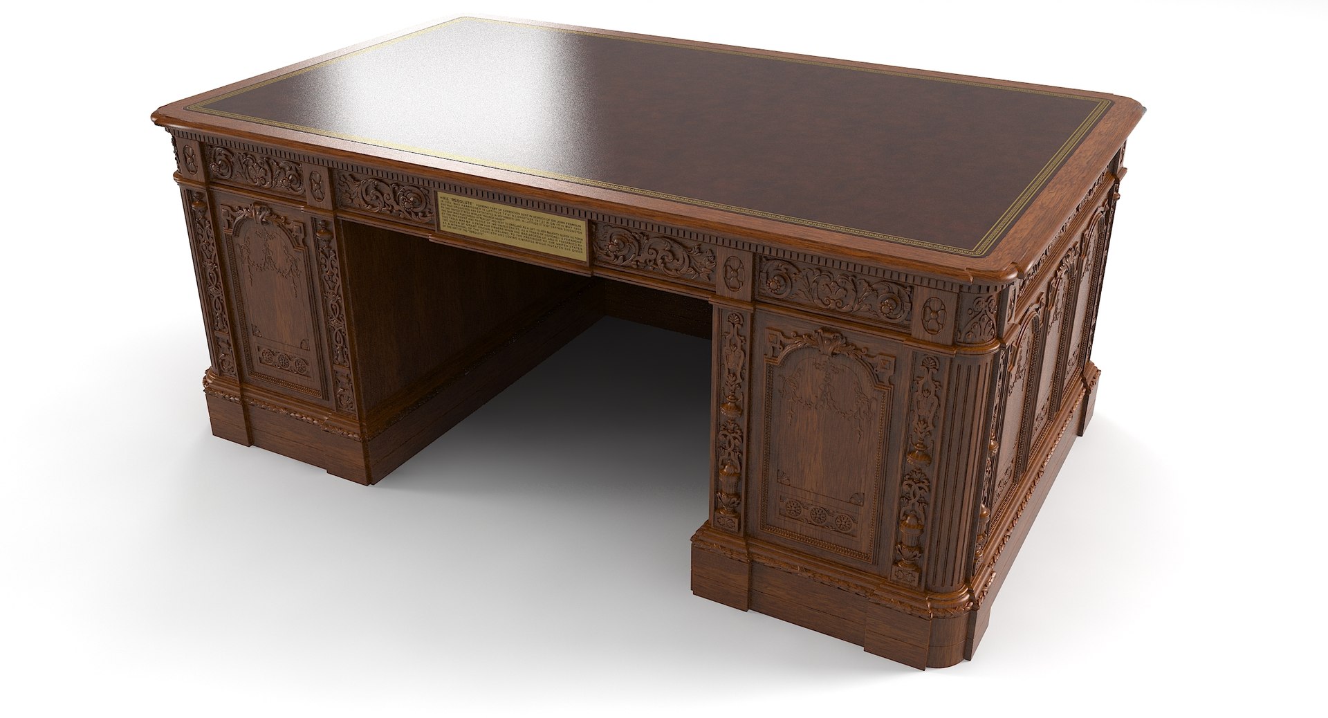 3D Resolute Desk - TurboSquid 1275594