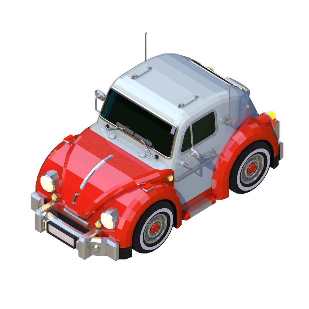 3D Cartoon Beetle Model - TurboSquid 1990958