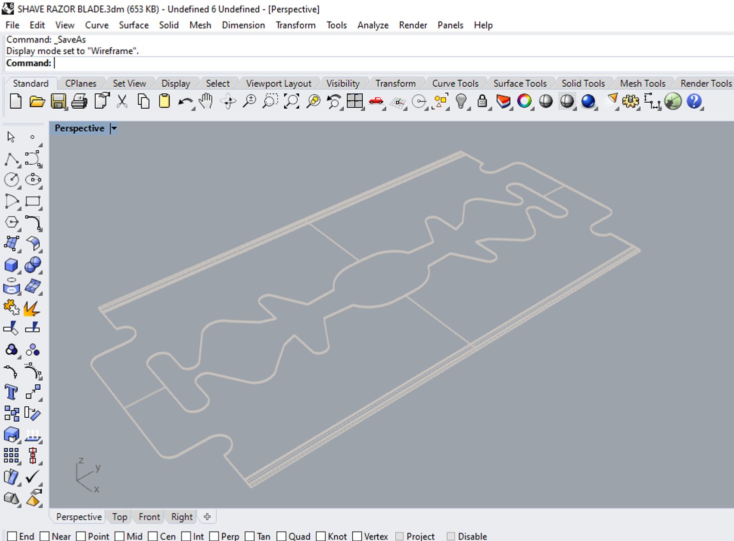 3D Razor Bladed Tool Shaving Model - TurboSquid 1466876