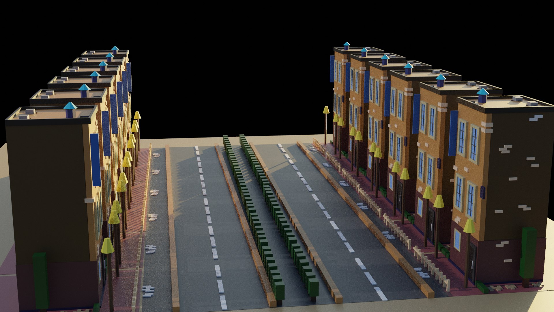 3D City View New - TurboSquid 1925862