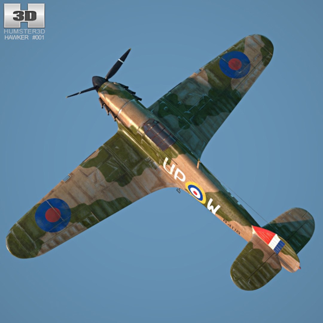 Hawker Hurricane 3D Model - TurboSquid 1281057