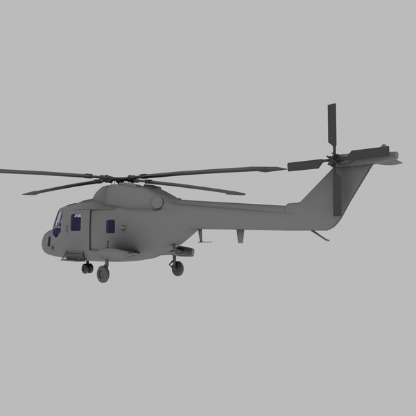 3d lynx helicopter model