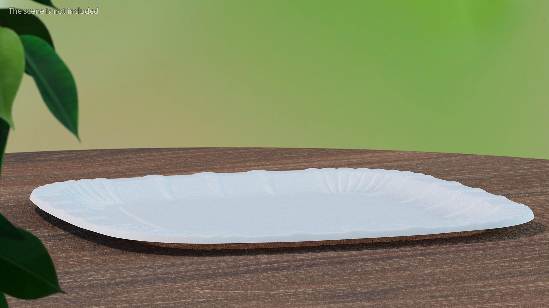 White Square Paper Plate 3D model - TurboSquid 2079682