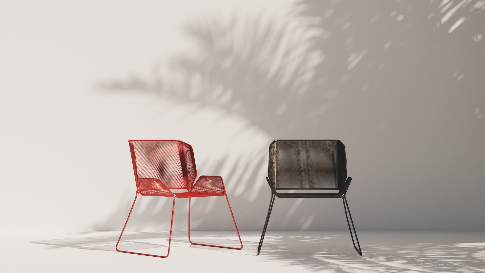 Metal Outdoor Chair 3D Model - TurboSquid 2243644