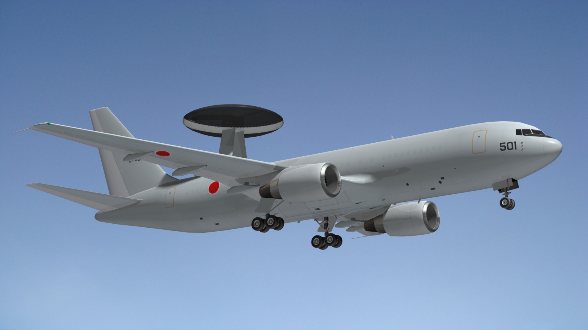 Awacs E767 3D Model - TurboSquid 1324994