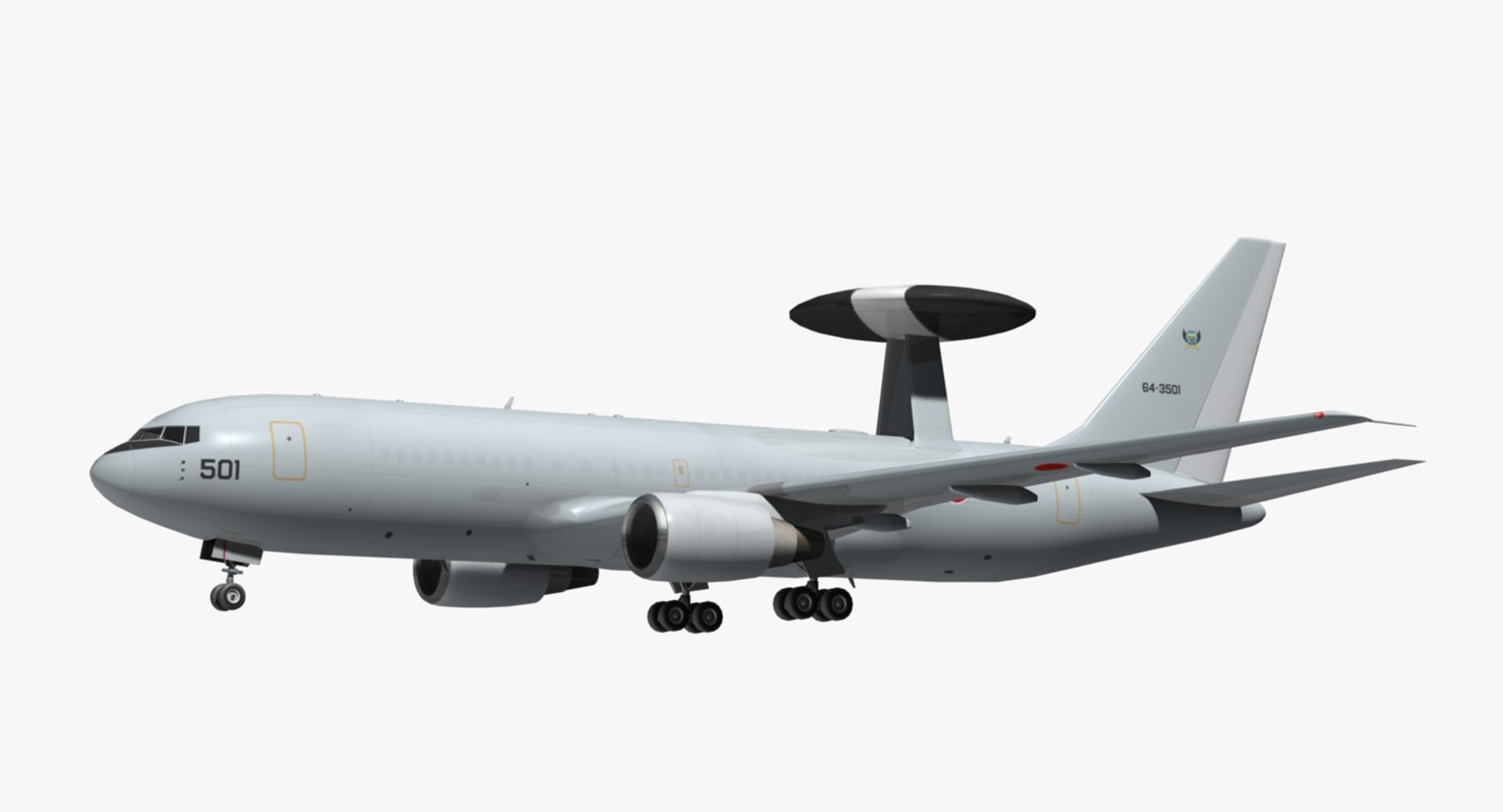Awacs E767 3D Model - TurboSquid 1324994