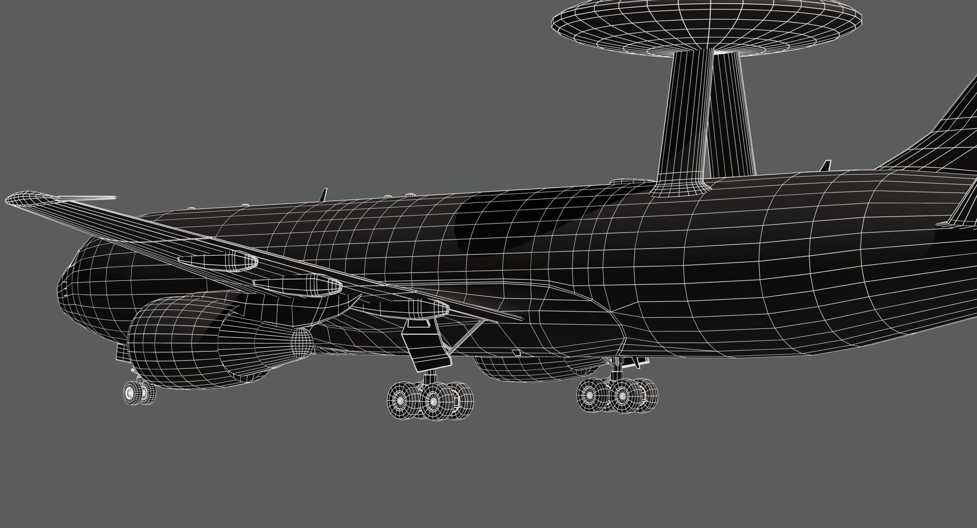 Awacs E767 3D Model - TurboSquid 1324994