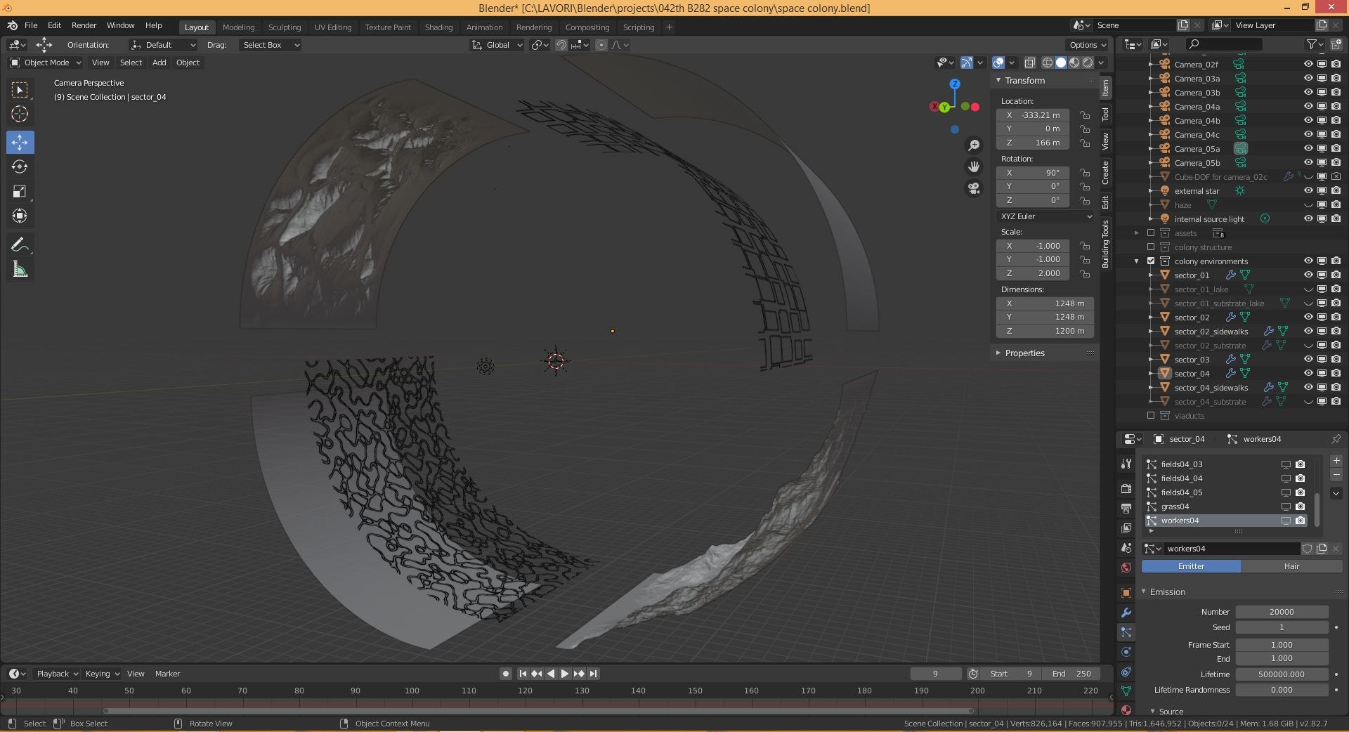 3D Model Space Environment Blender - TurboSquid 1630423