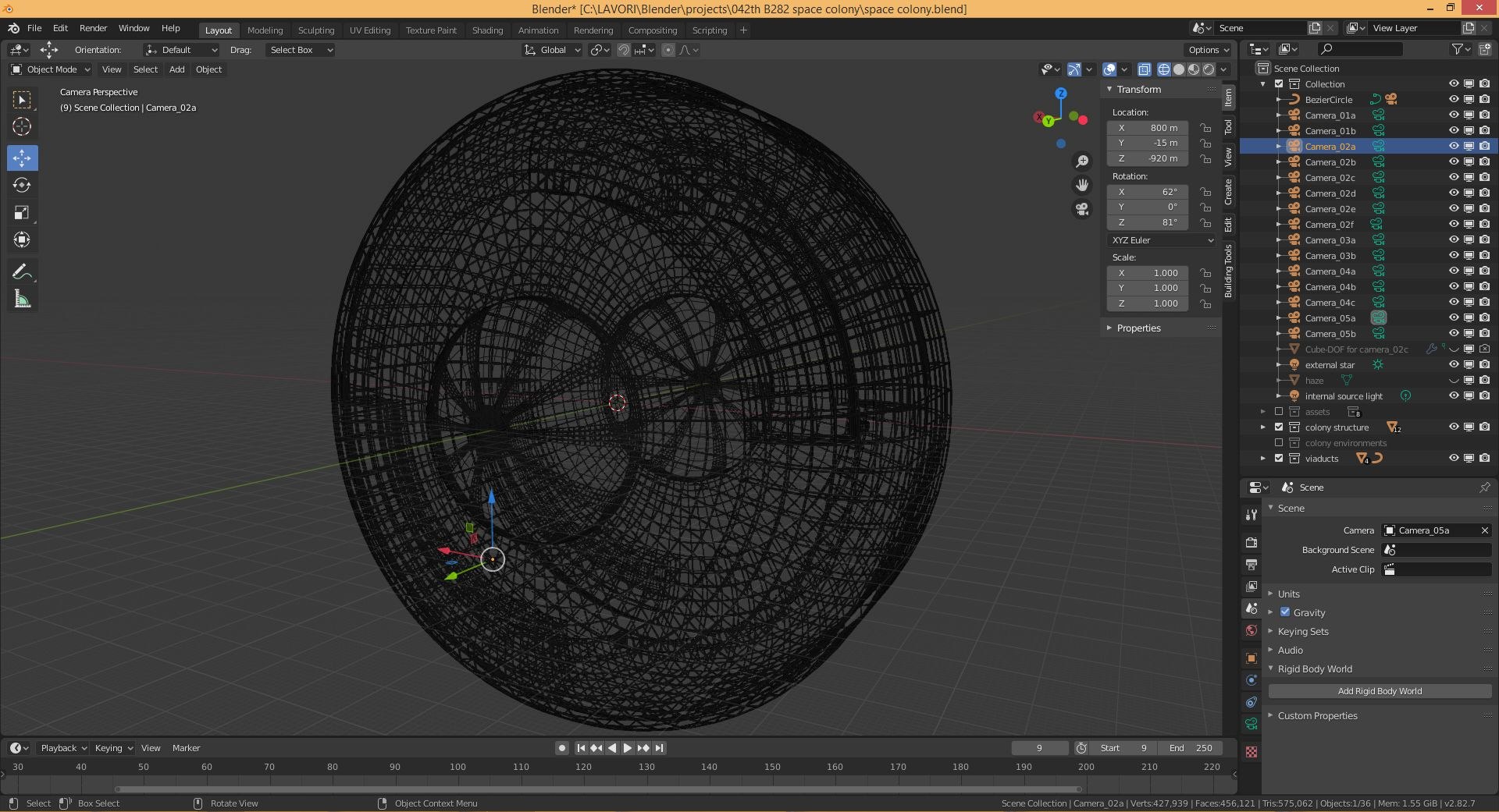3D Model Space Environment Blender - TurboSquid 1630423