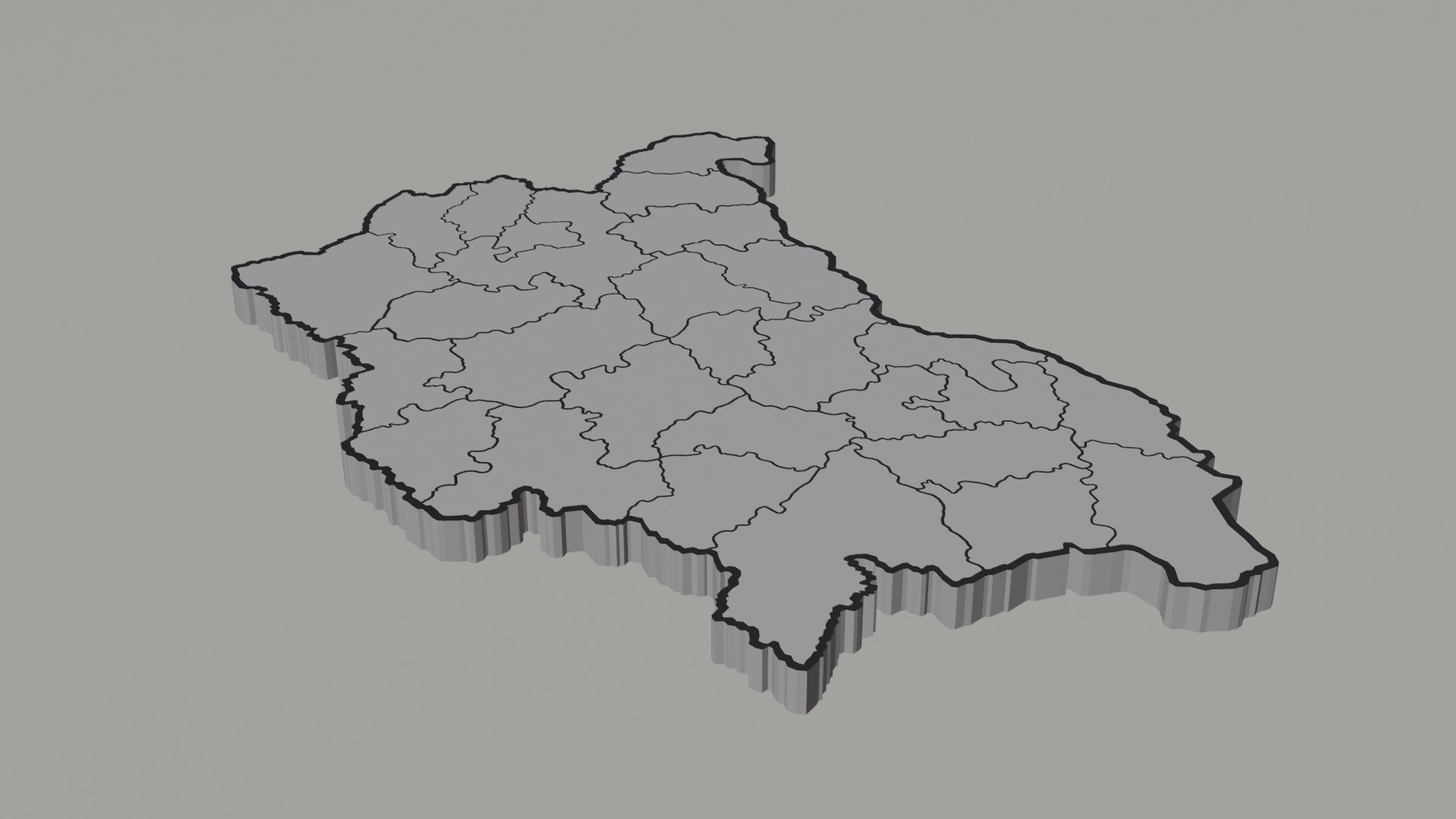 Political Map Of Bulgaria 3D Model - TurboSquid 1990335