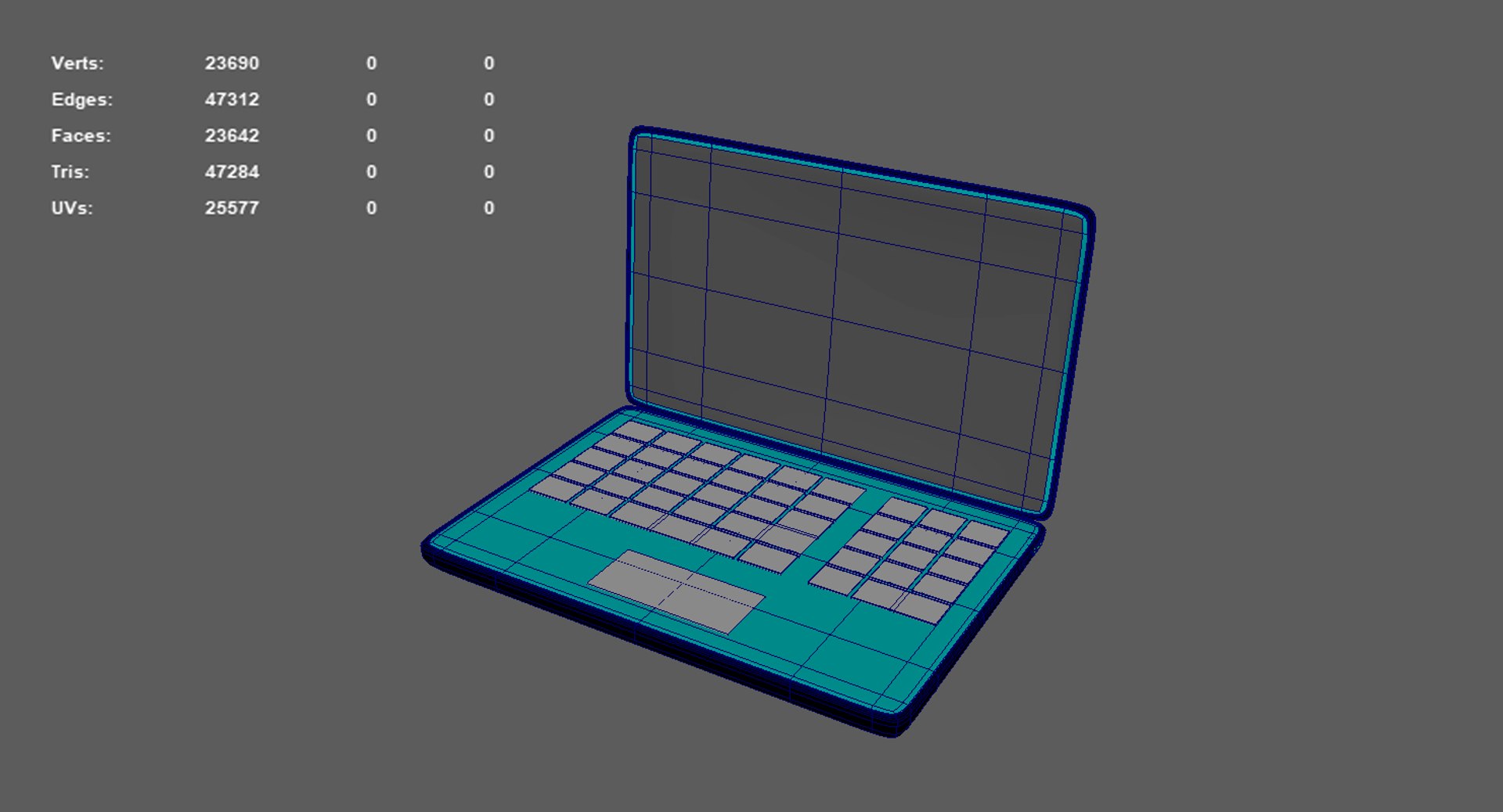 3D Model Cartoon Laptop - TurboSquid 1276701