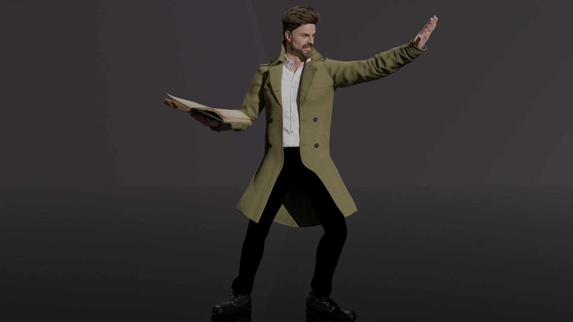 3D John Constantine Model - TurboSquid 2207432