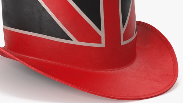 3D Union Jack Top Hat v 4 model - TurboSquid 1823276