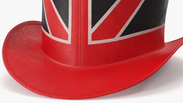 3D Union Jack Top Hat v 4 model - TurboSquid 1823276