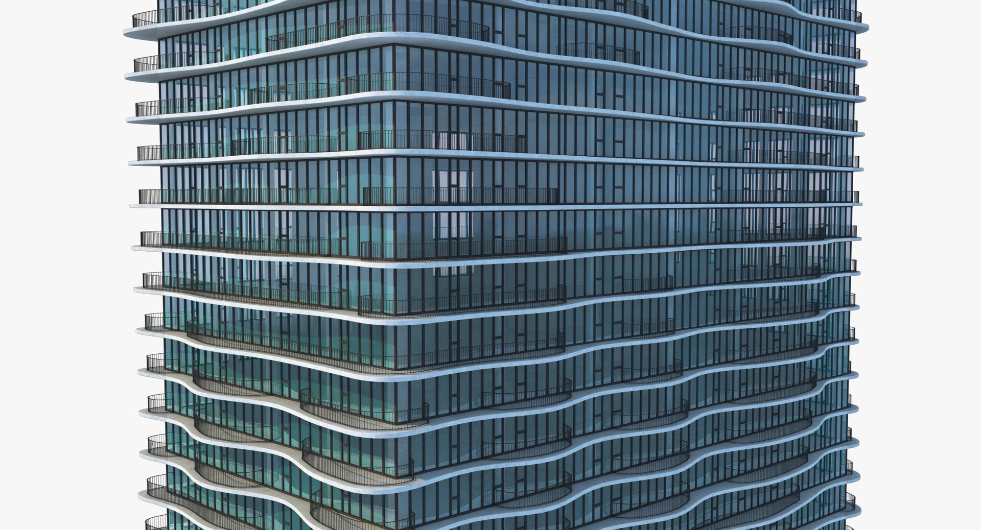 3d Max Aqua Skyscraper