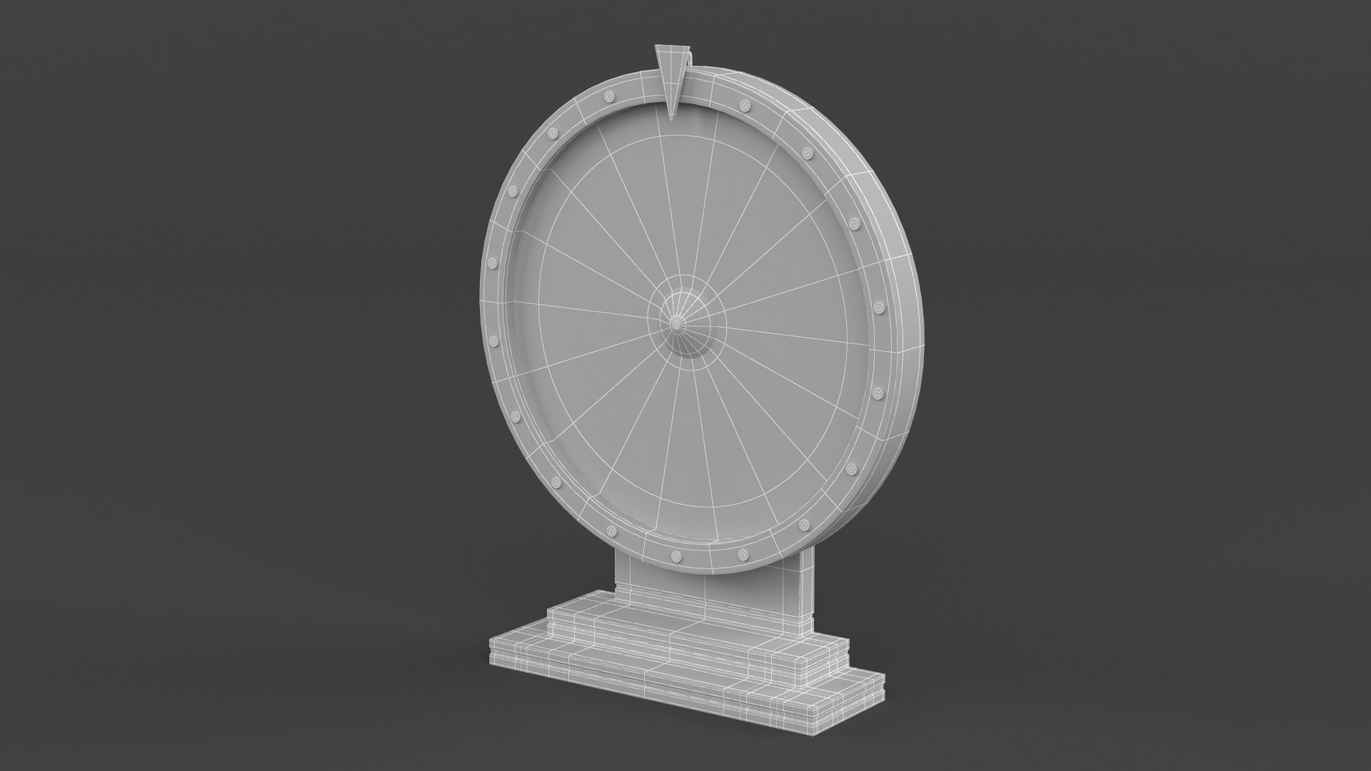 3D Wheel Of Fortune Model - TurboSquid 2126440