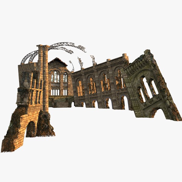 3d ruin model