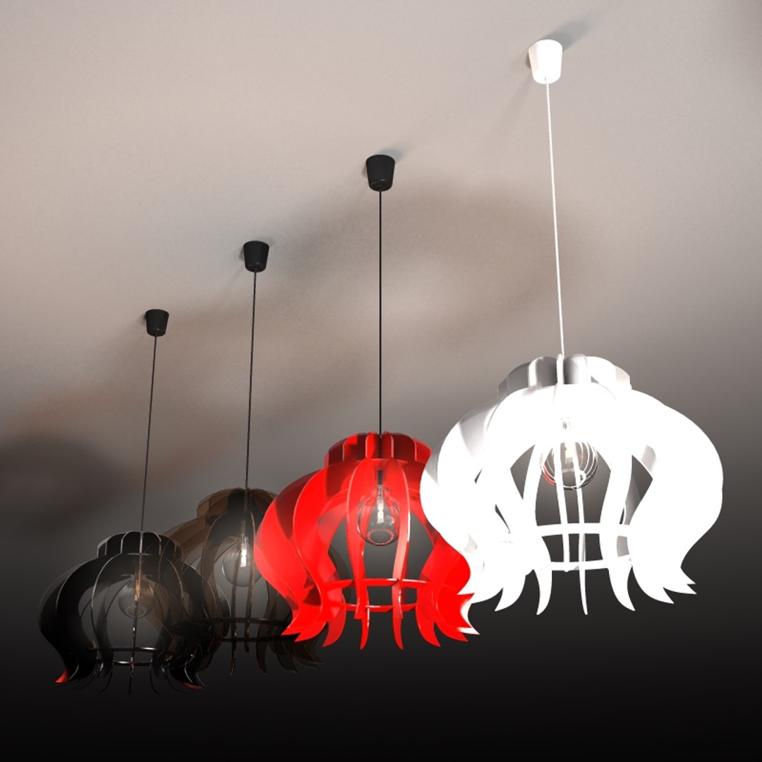 3d pendant light buda