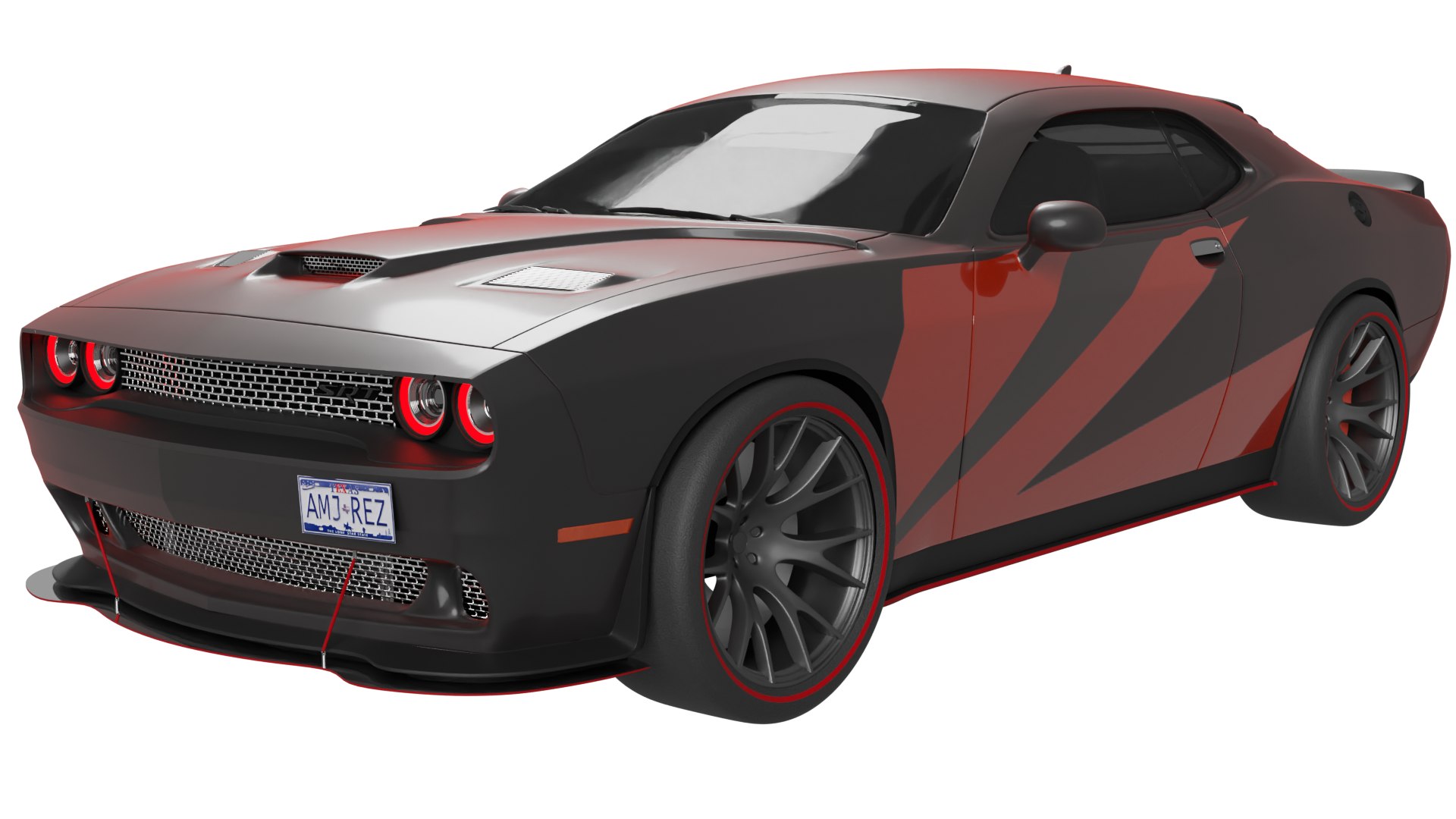3D Model Dodge Challenger Demon - TurboSquid 2239932